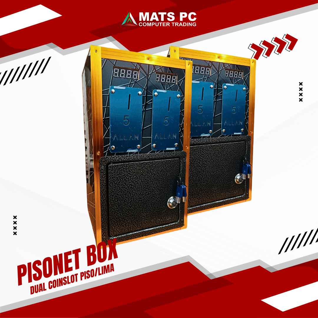 PISO NET BOX DUAL COINSLOT | Lazada PH