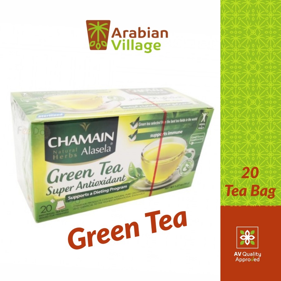 Chamain Flavors Green Tea Lemon / Ginseng Honey / Mint / 2 Apples ...