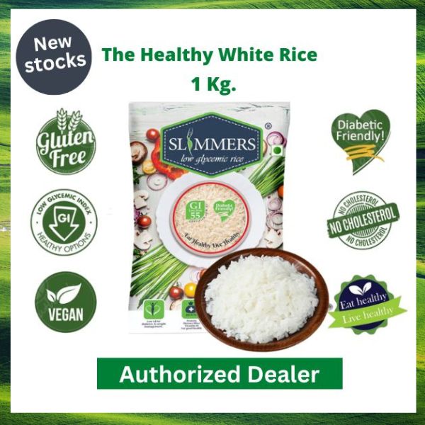 Slimmers Rice Low Glycemic White Rice for Diabetic 1kg / pack | Lazada PH