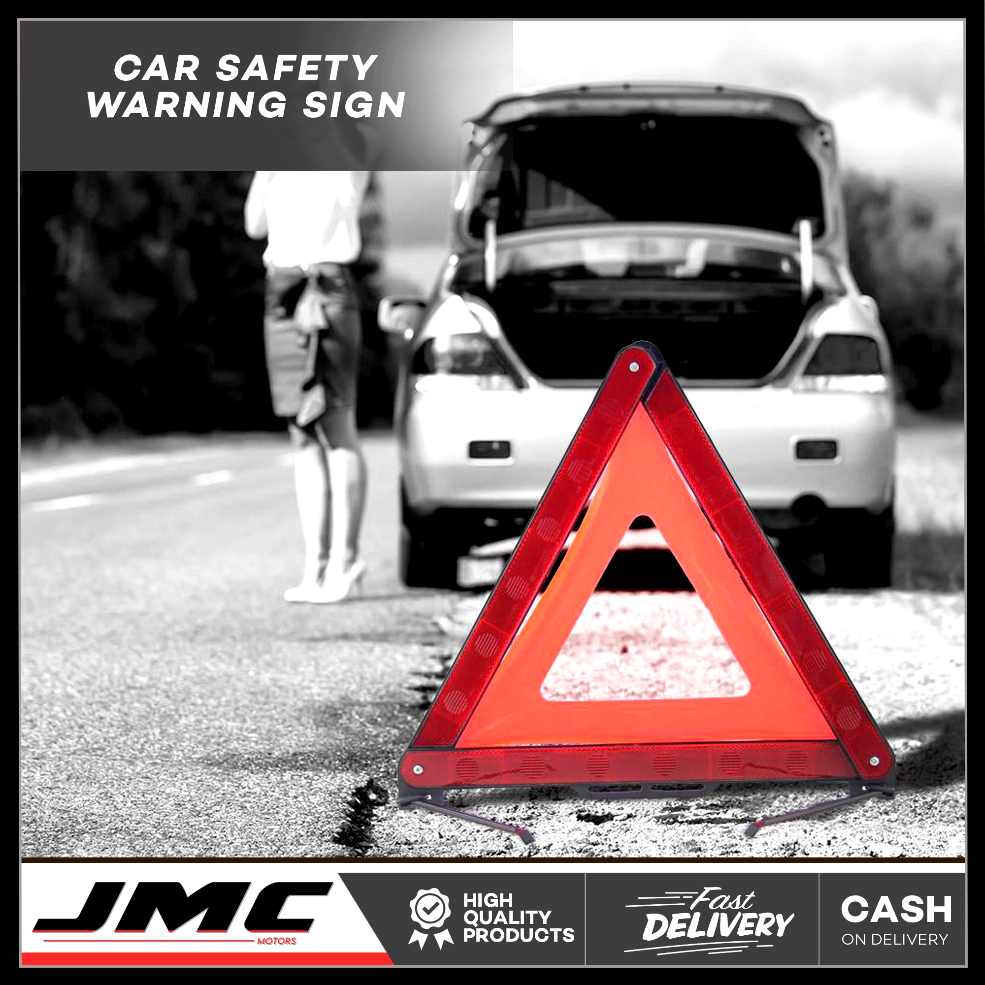 Flyland Car Early Warning Device Signage Reflective Triangle Car Safety ...