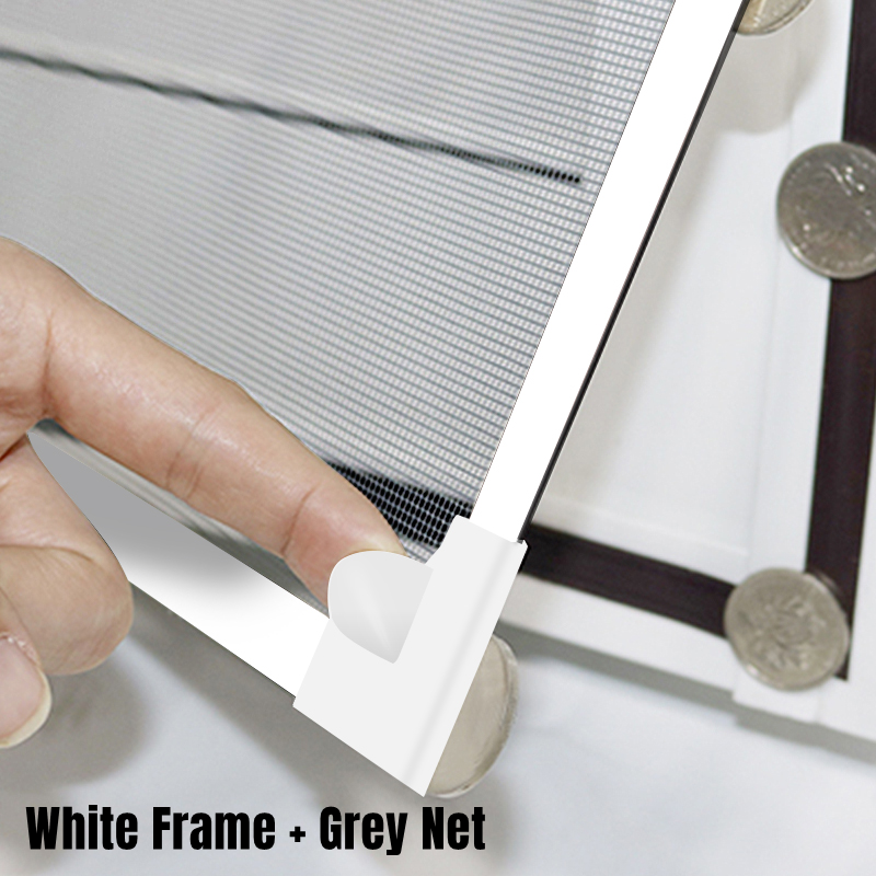 Ziinlife Adjustable Magnetic Window Screen DIY Self-Adhesive Window ...