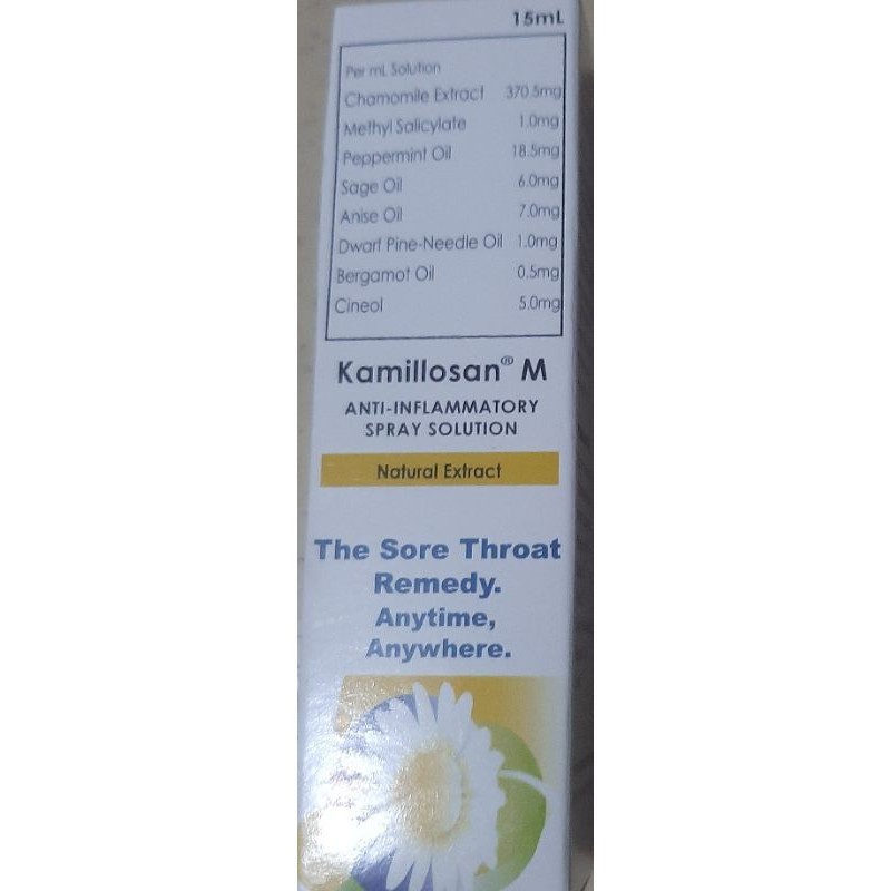 limited-time offer Kamilosan M solution oral spray | Lazada PH