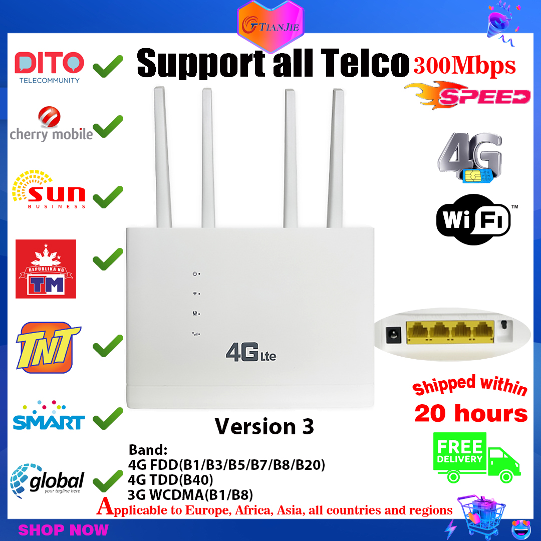 4G Network Wifi Router 2.4G Dual Band Gigabit Wi-Fi5 Speed Router 4G ...
