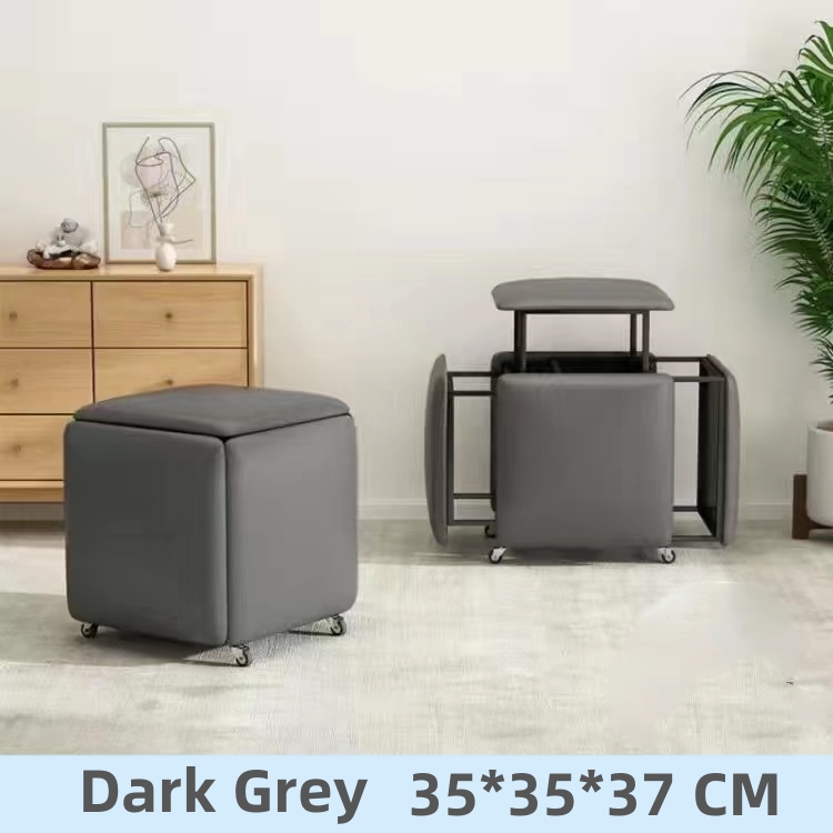 UNIVONNA🔥 5 in 1 Sofa Stool Chair With Casters Home Rubik's Cube ...