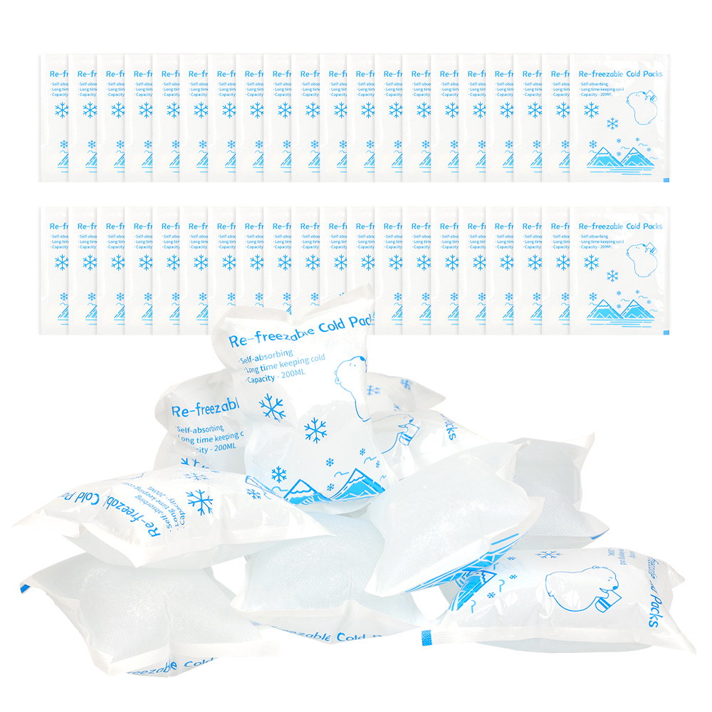 Dry Ice Packs Sheets or Frozen Food Shipping, Reusable Cold Packs for ...