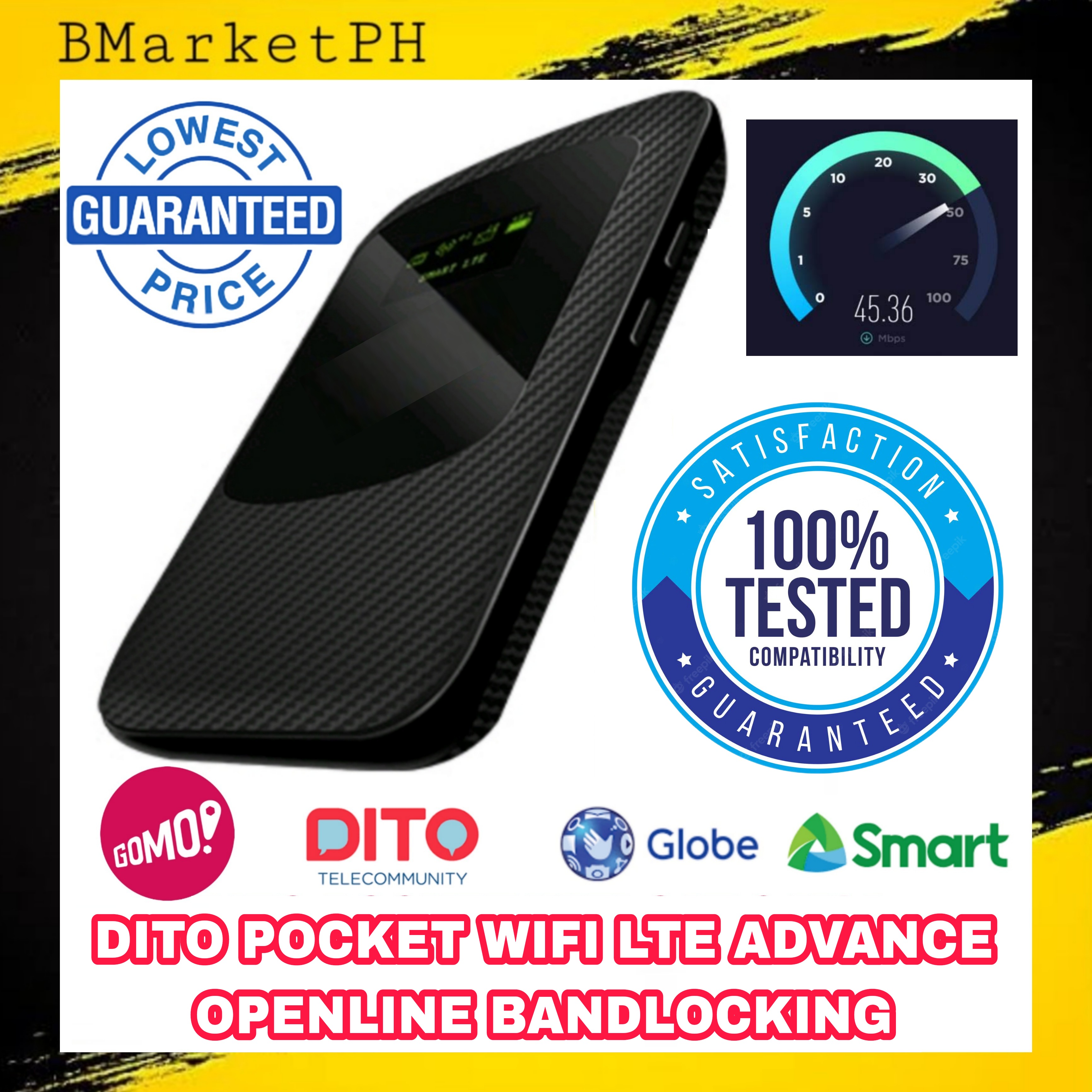 DITO POCKET WIFI OPENLINE BANDLOCKING M2A PR4 CAT 6 ( Fast Delivery ...