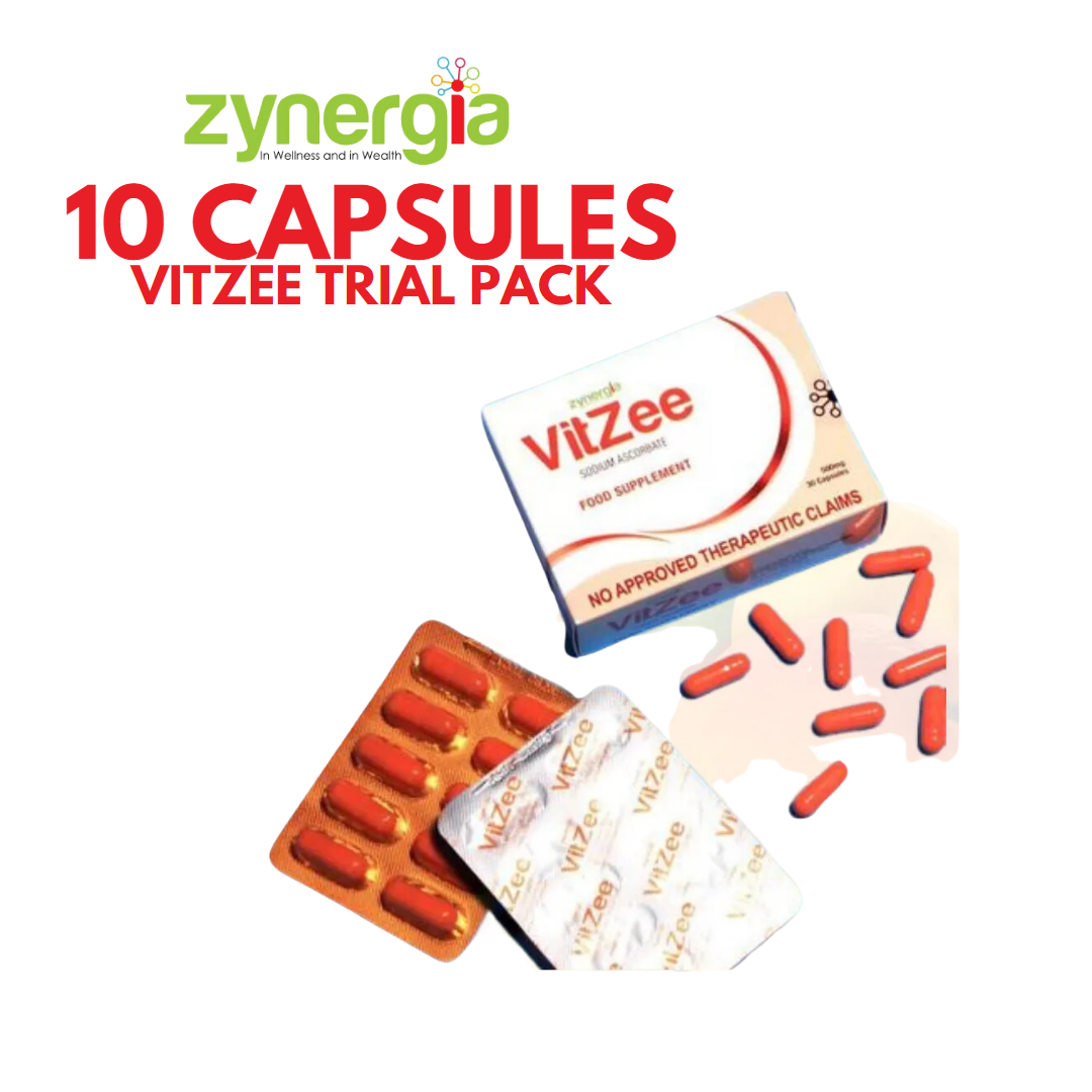 VitZee Zynergia Sodium Ascorbate 500 mg 30 capsules per BOX ( 1 Box ...