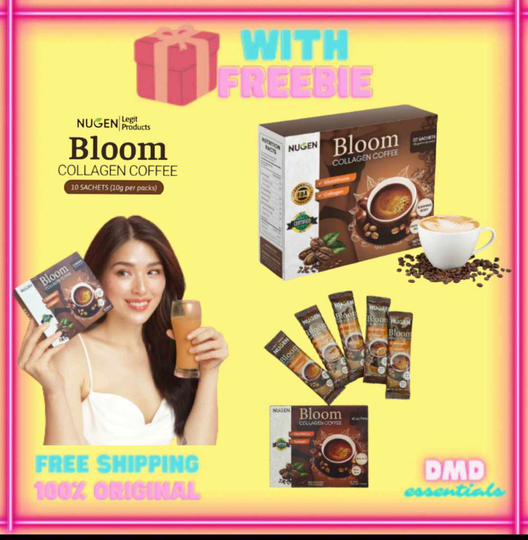 NUGEN Bloom Collagen Coffee Original with Freebie | Lazada PH