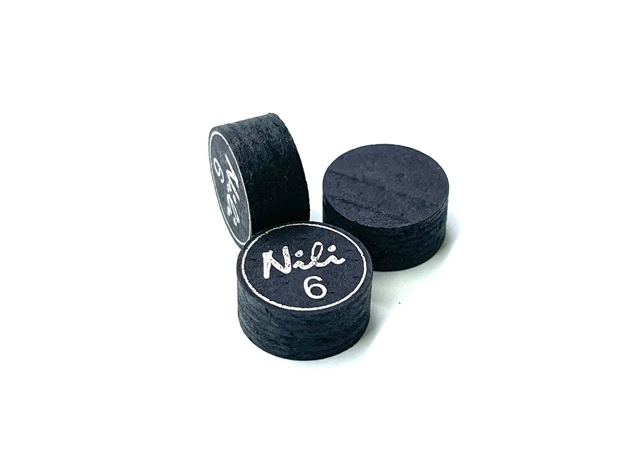 1pc. Nili 6 Black Layered Tip for Billiard Playing Cues / Tip ng Tako ...
