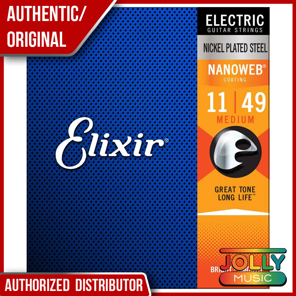 Elixir Electric Nickel Plated Steel Electric Guitar Strings with ...