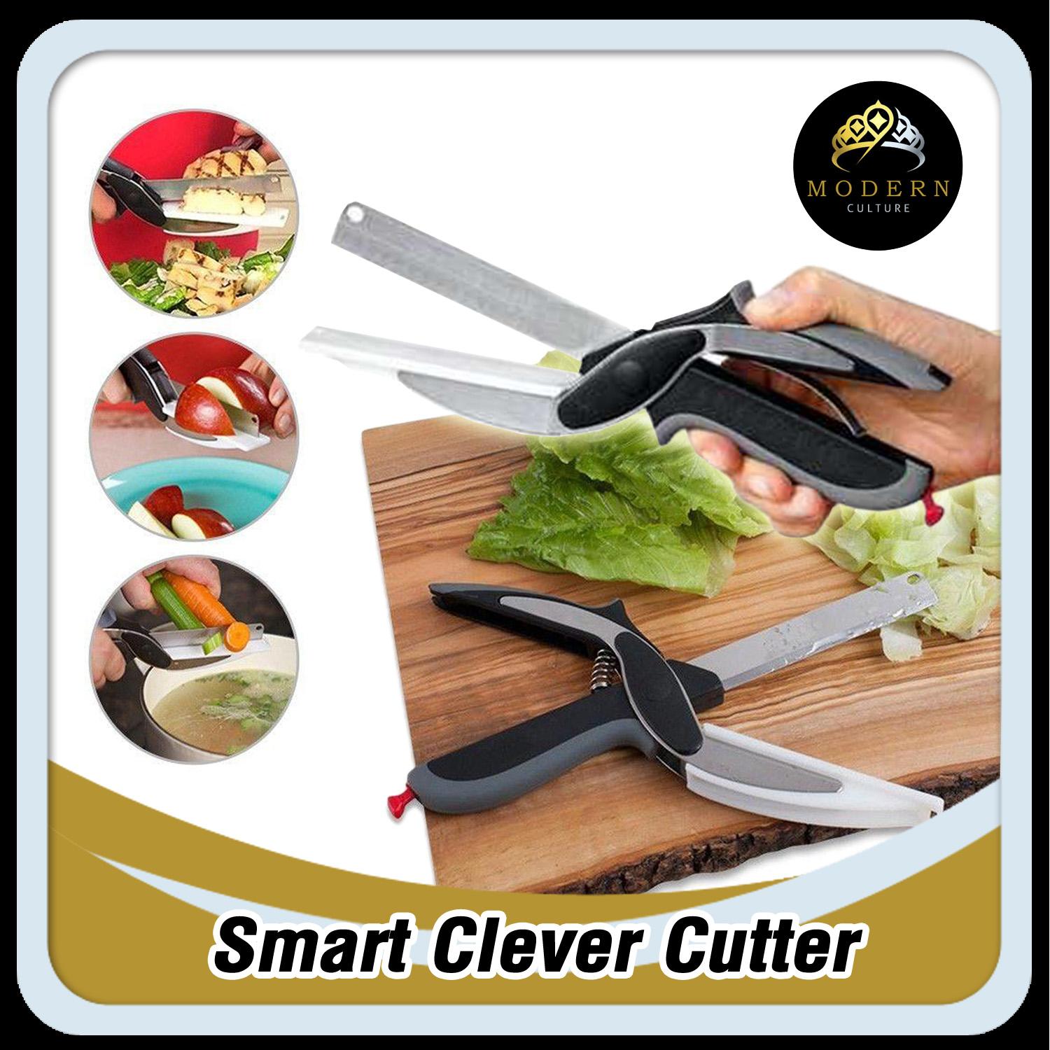 Clever Cutter Food Chopper Slicer 2 in 1 Knife and Cutting Board ...