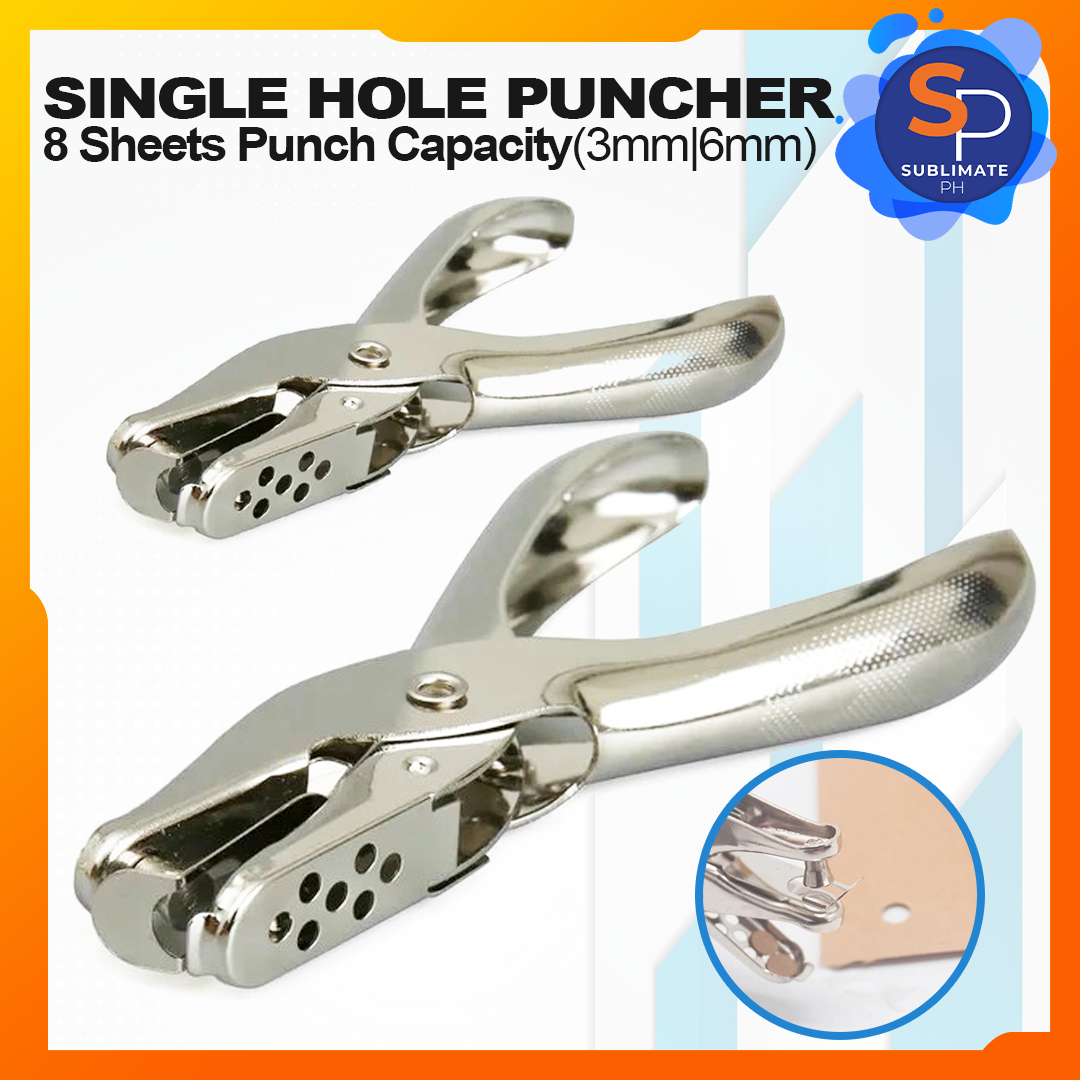 Round Hole Puncher(6mm | 3mm Hole Size) Metal Single Hole Puncher ...