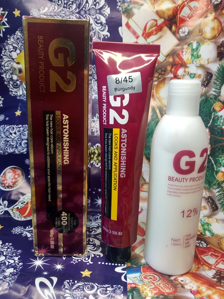 G2 Beauty Product Hair Color With Oxidizing SolutiSora Hair Color Dye ...