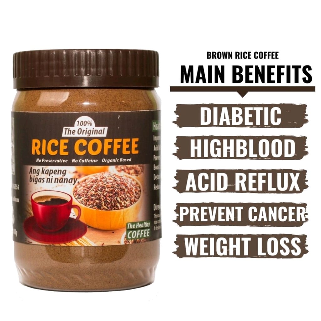 ILOCOS ORIGINAL BROWN RICE COFFEE 400g (Ang Kapeng Bigas Ni Nanay) | No ...