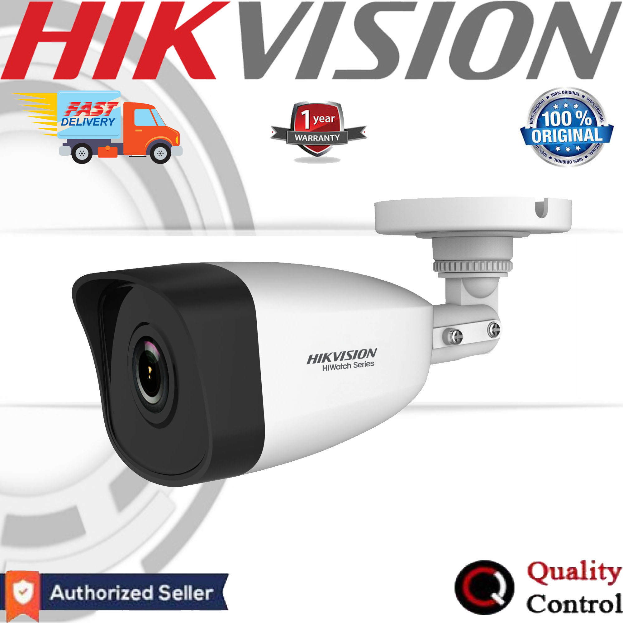 Hikvision HWI-B140H-M 2.8mm 4MP BULLET HiWatch METAL 30m IR HWI-B140H-M ...