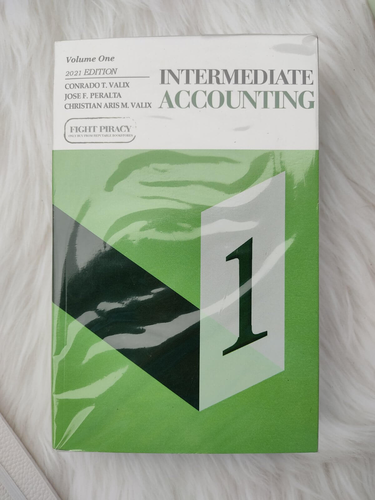 Intermediate Accounting Volume 1 by Conrado Valix 2021 Edition | Lazada PH