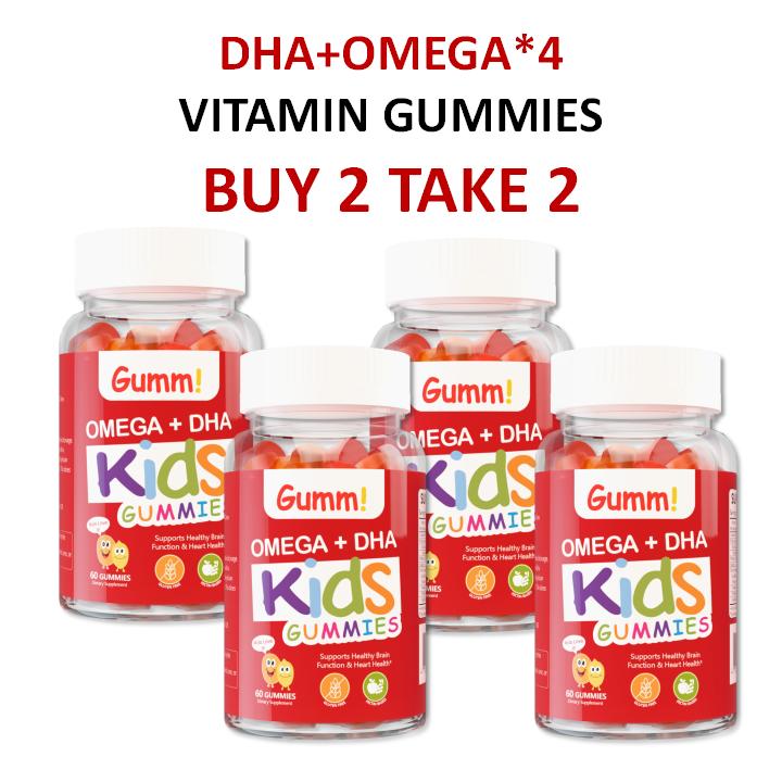 With Freebies OFFICIAL OMEGA + DHA for Kids Gummies Zinc C Vitamins ...