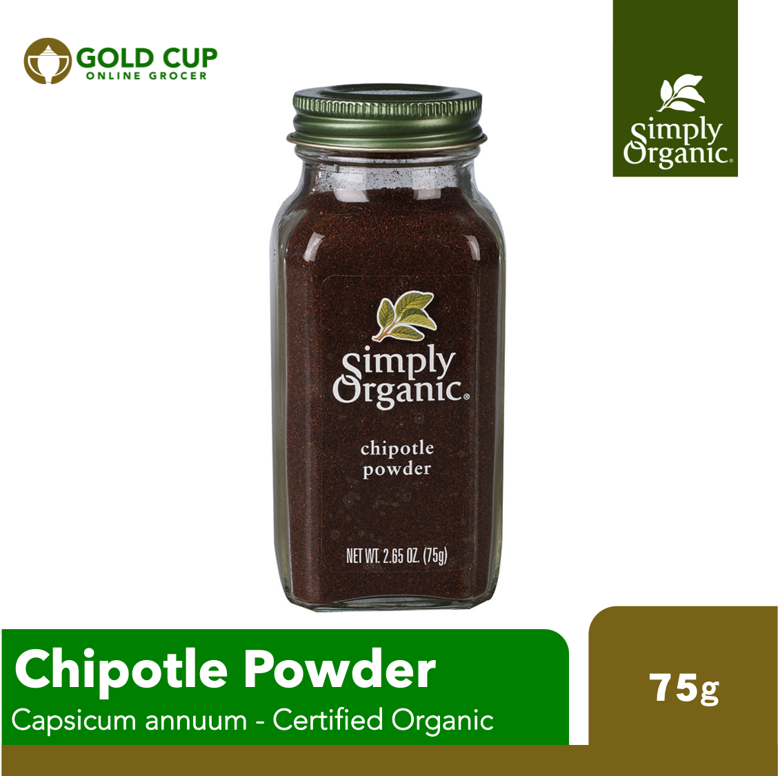 Simply Organic Chipotle Powder 75g | Lazada PH