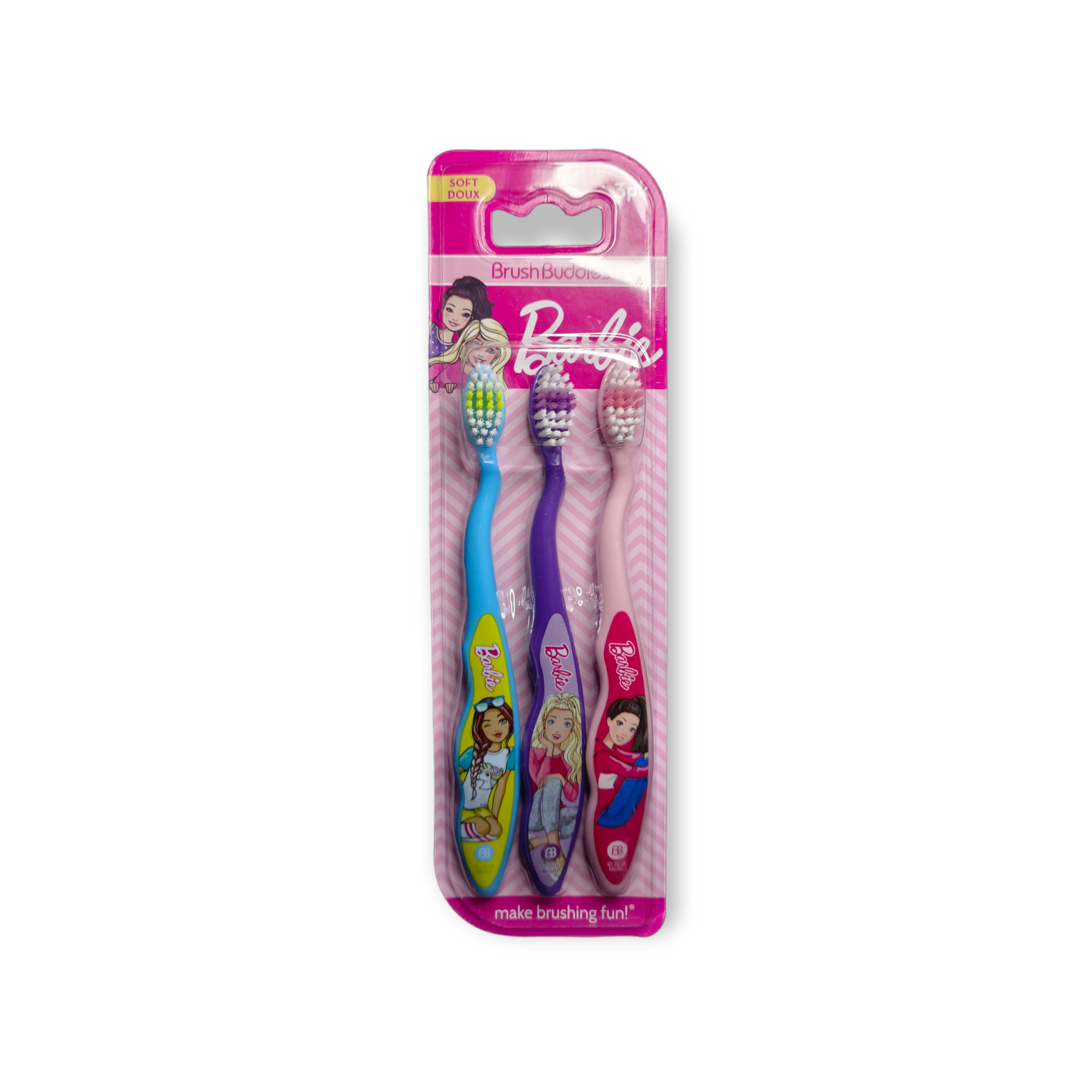 (USA) Brush Buddies Toothbrush. Barbie. Soft. 3 pcs. | Lazada PH