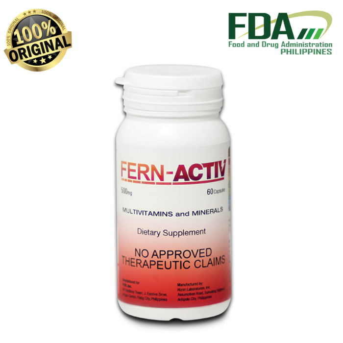 Agriventure Ph Fern Activ 60 Capsules 100% Authentic Dietary Supplement ...