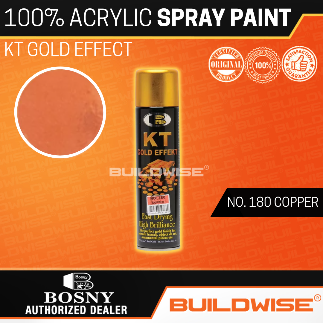 Bosny KT Gold Effect Spray Paints 18KT「BUILDWISE®」 *NEW ARRIVAL ...