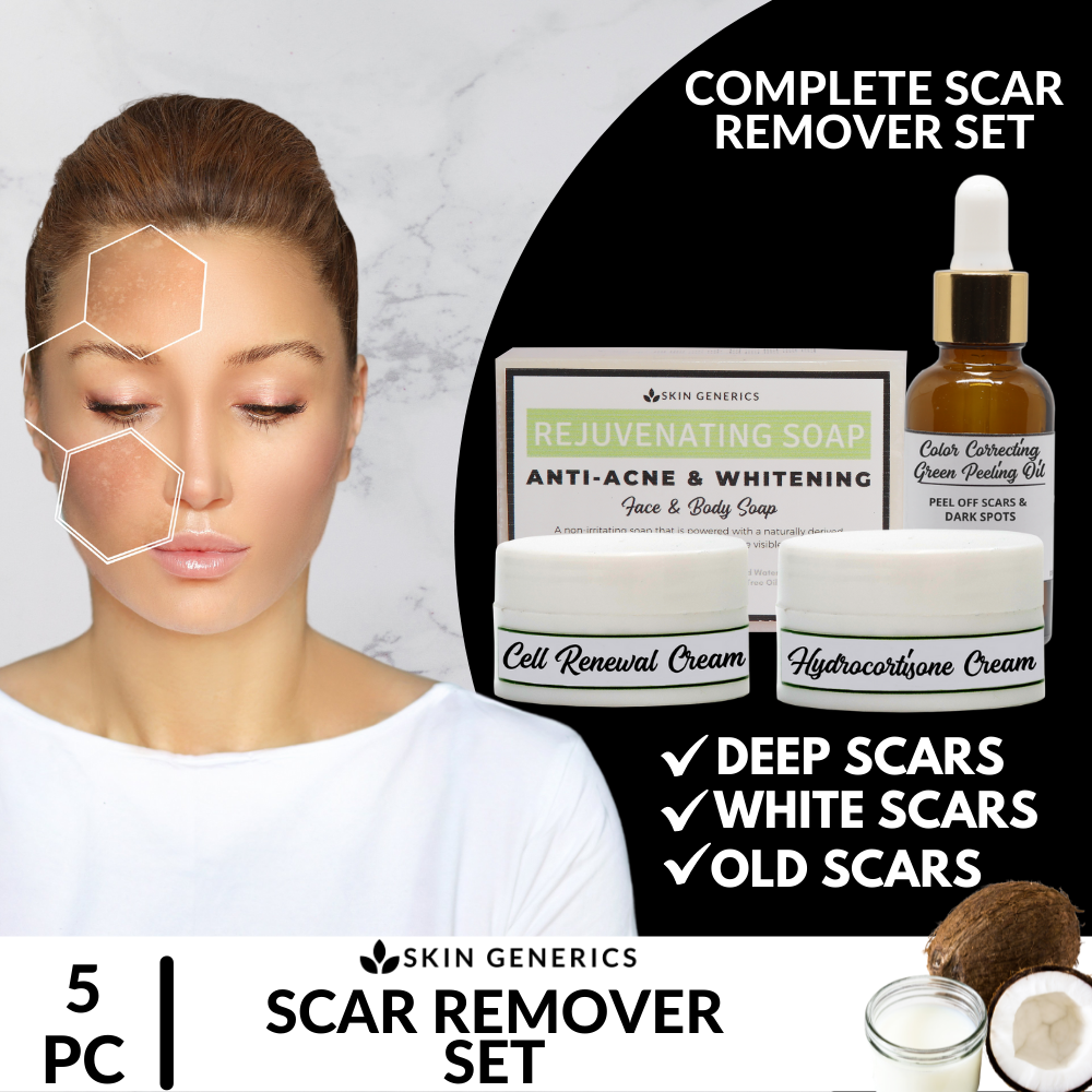 [SCAR REMOVER] SkinGenerics Scar Remover Set 4 PC Set for Scar Remover ...