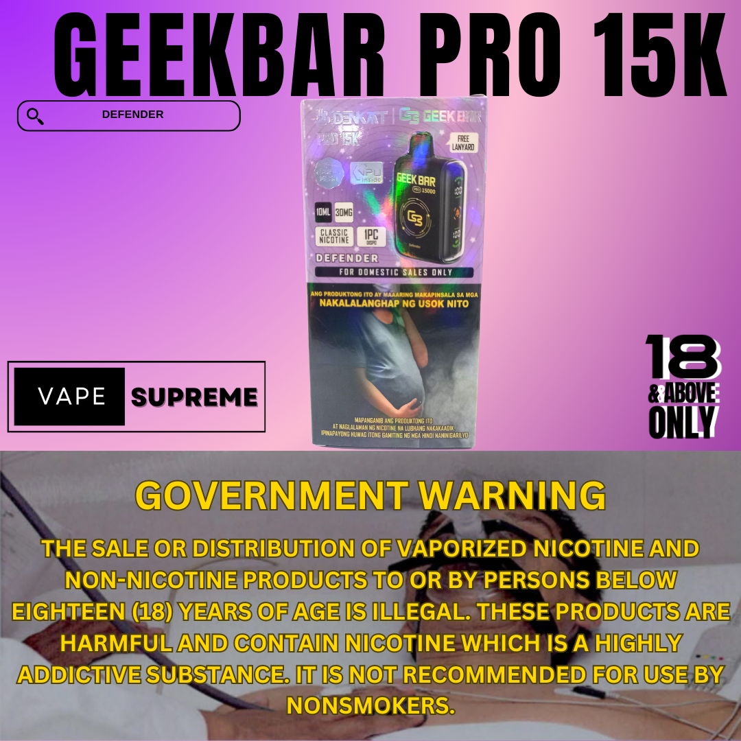 GEEKBAR PRO 15K DISPOSABLE PODS GEEK BAR | Lazada PH