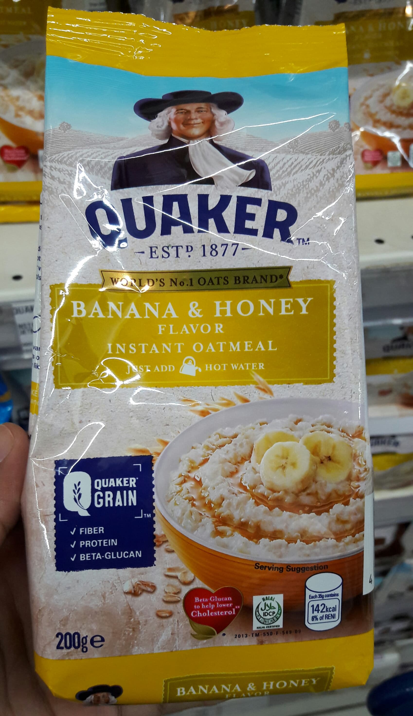 Quaker Banana & Honey Flavor Instant Oatmeal 200g | Lazada PH