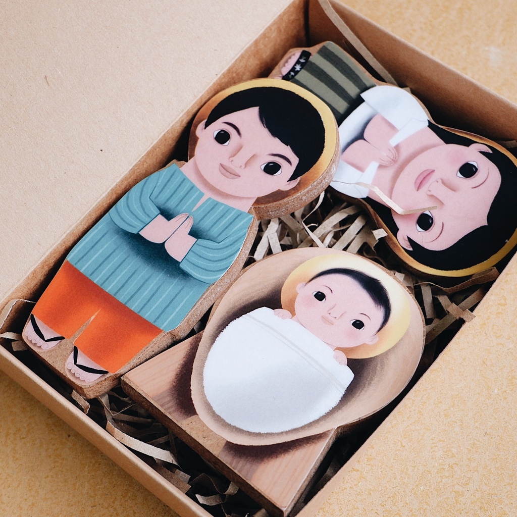 【Hot Sale】 Papemelroti Filipiniana Holy Family Nativity Belen Christmas ...