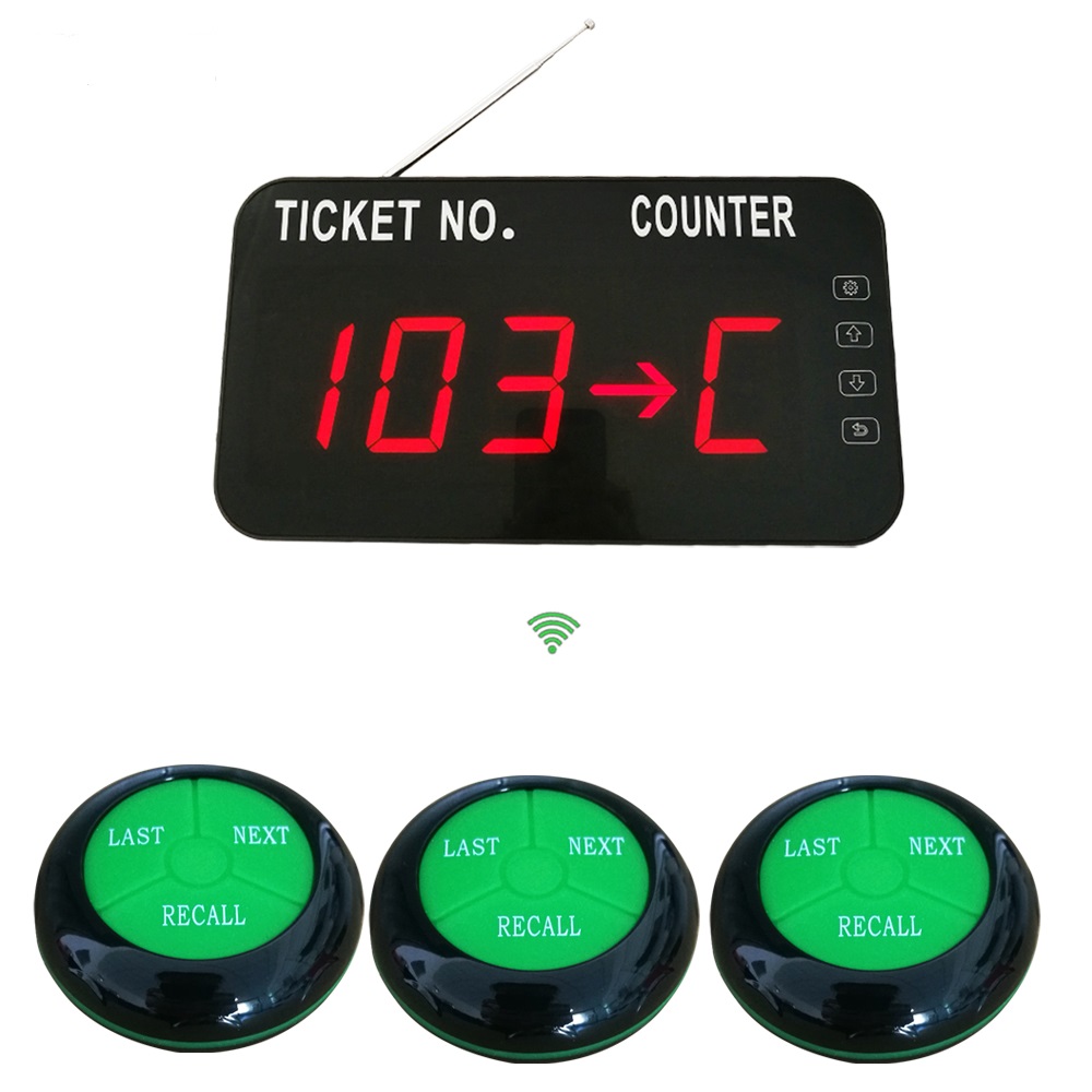 Restaurant pager system Table order buzzer Call Service Waiting number ...