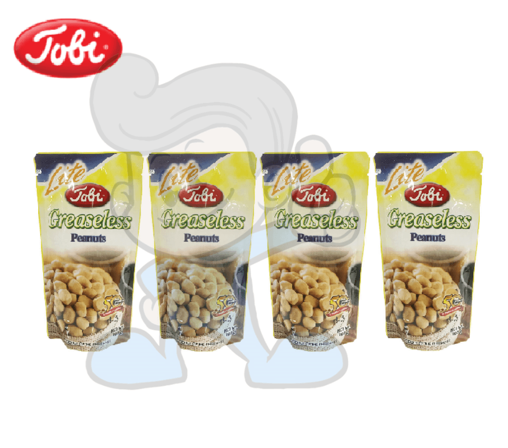 Tobi Lite Greaseless Peanuts (4 x 100 g) | Lazada PH