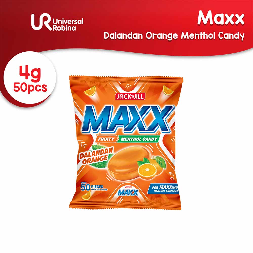 Maxx Dalandan Orange Menthol Candy 50s | Lazada PH