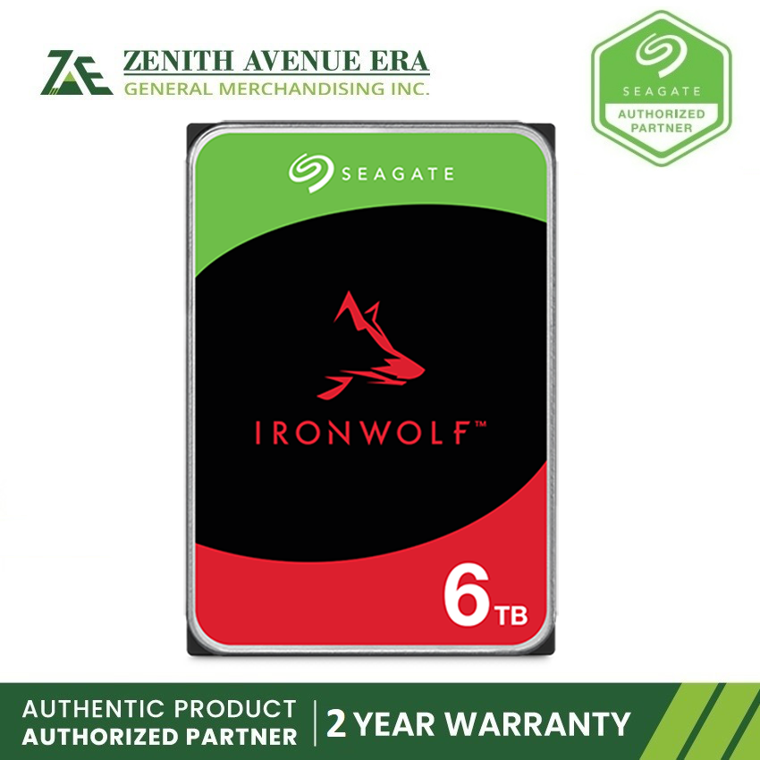 Seagate 6TB ST6000VN001 IronWolf 128mb 5400rpm Hard Disk Drive | NAS ...