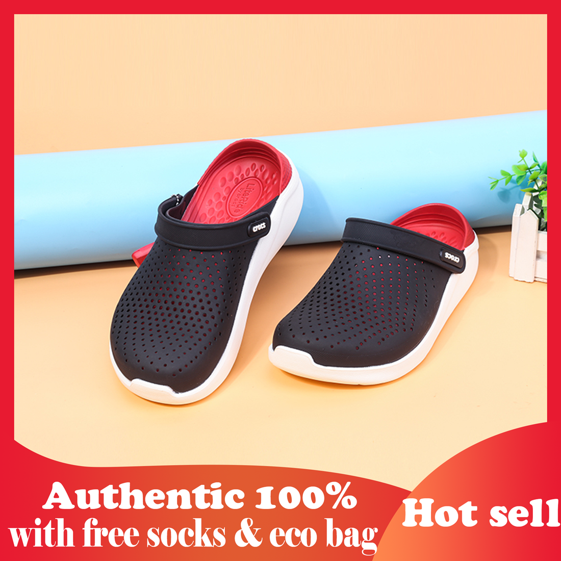 Crocs LiteRide Clog sandals for men and women slip on with eco bag ...