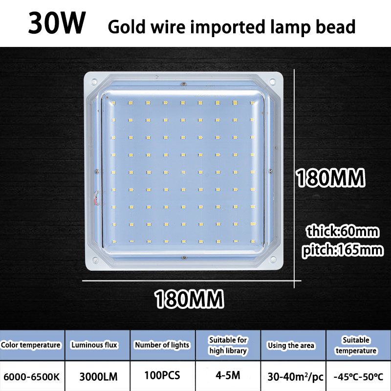 Cold Storage LED light LED Freezer Light 30W/50W Moisture-Proof ...