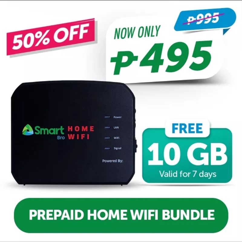 PLDT / Smart Bro Home WiFi (PREPAID) | Lazada PH