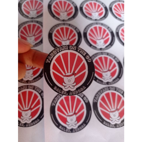 1000pcs Pre Cut Sticker Label - Piso Print - Milk Tea Sticker - Product ...