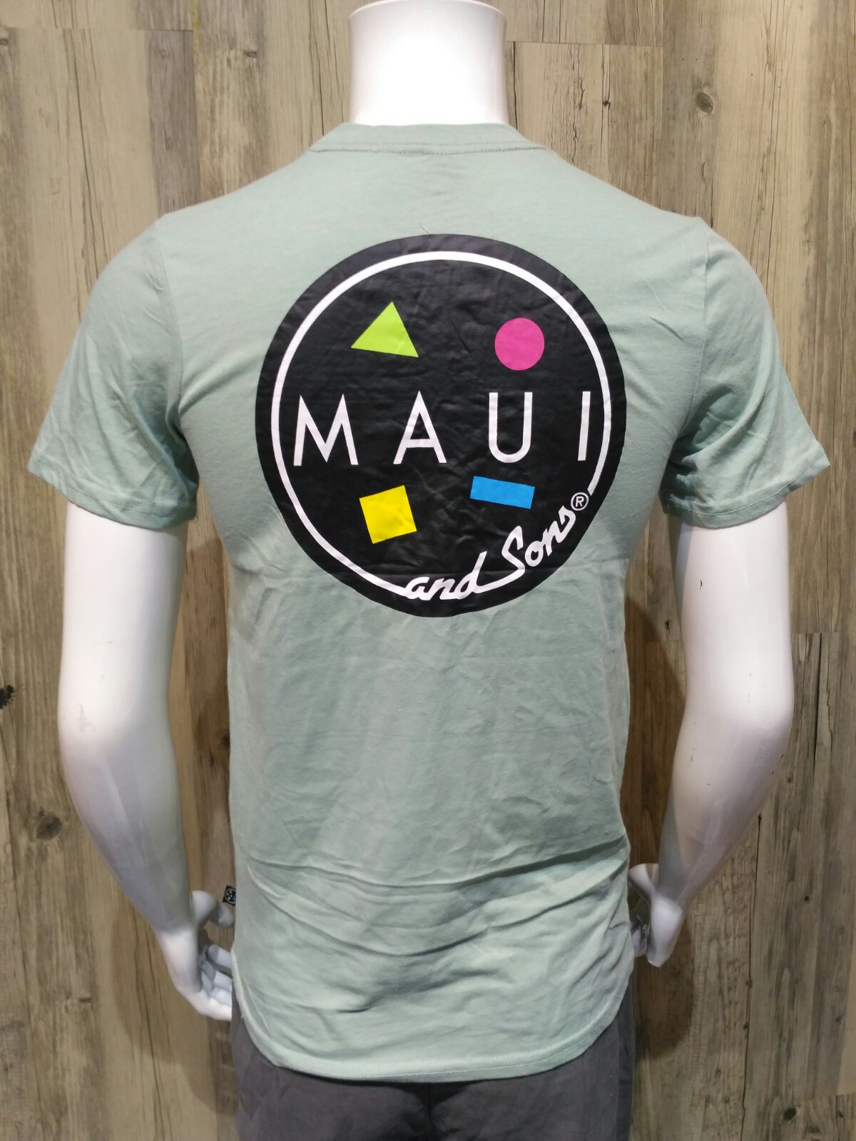 Maui and Sons Circle Logo Light Green Overruns | Lazada PH