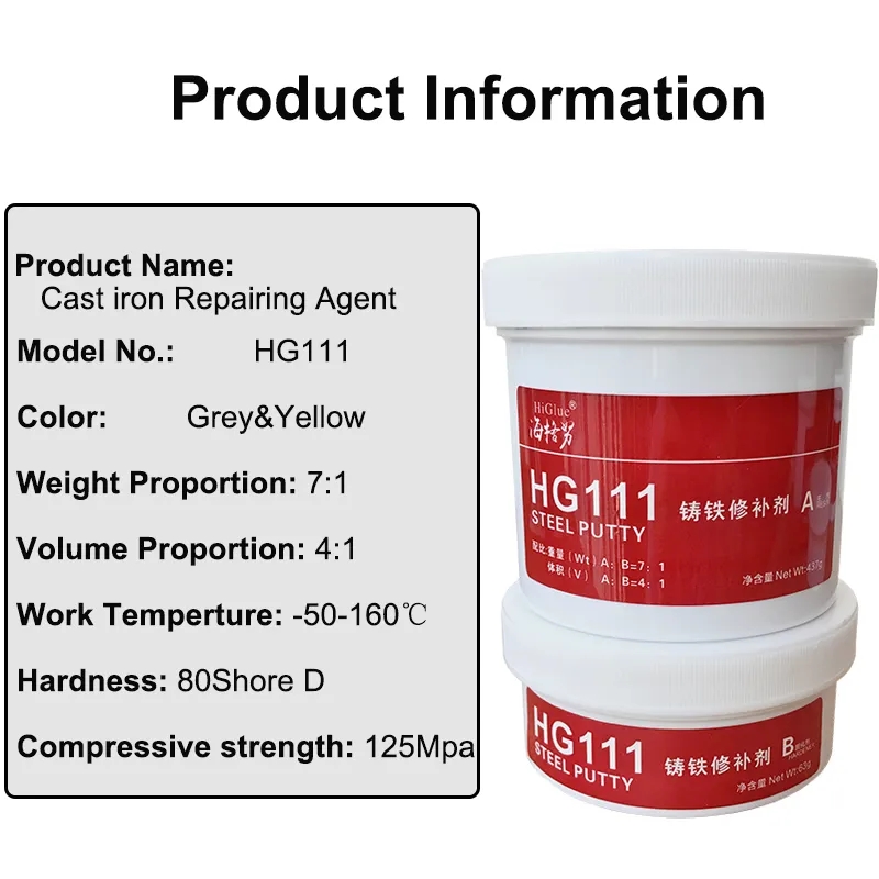 HG113 Aluminum repair Agent Magic AB Metal Repairing Adhesive Heat ...
