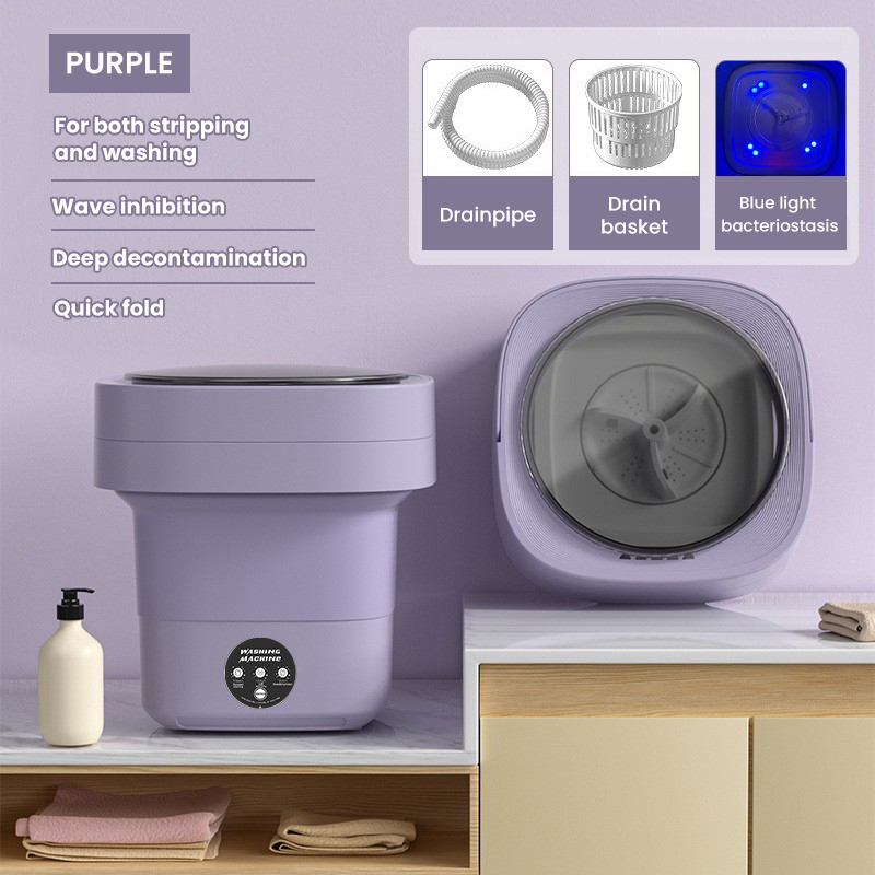 GAA Portable Mini Washer Portable Foldable Small Washer Lightweight ...