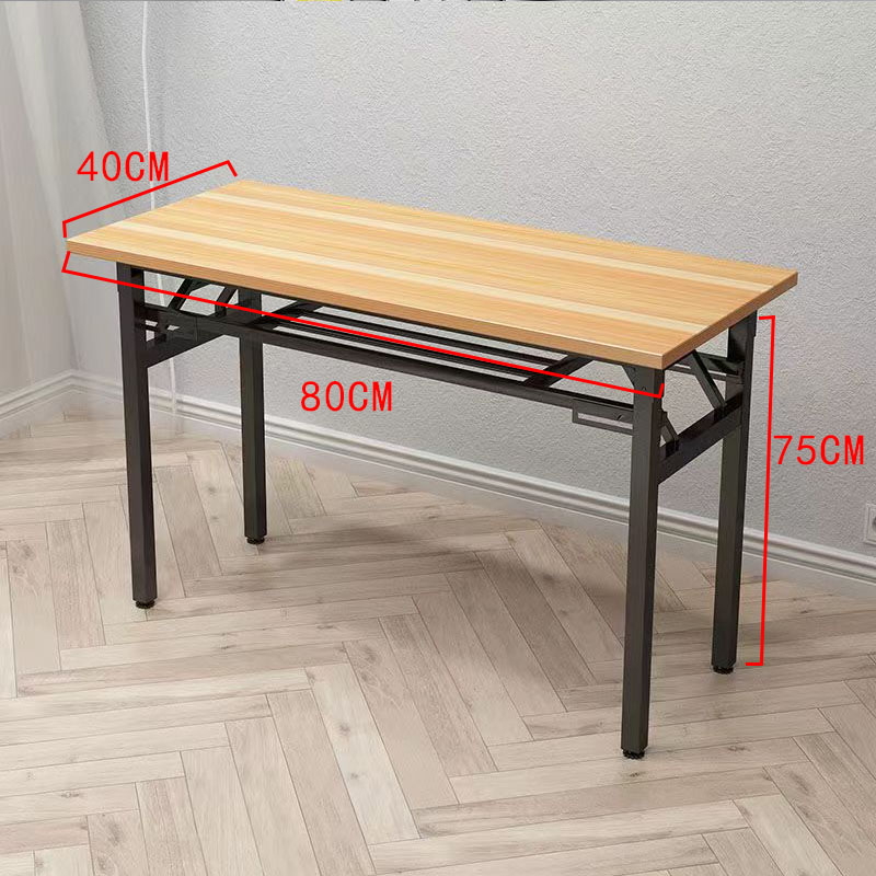 computer desk dining table training table Foldable portable table ...