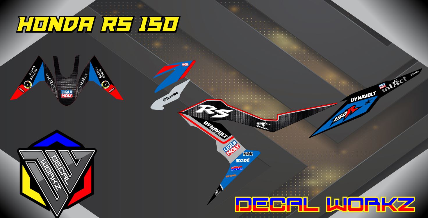 HONDA RS 150 DECAL STICKER, DYNAVOLT | Lazada PH