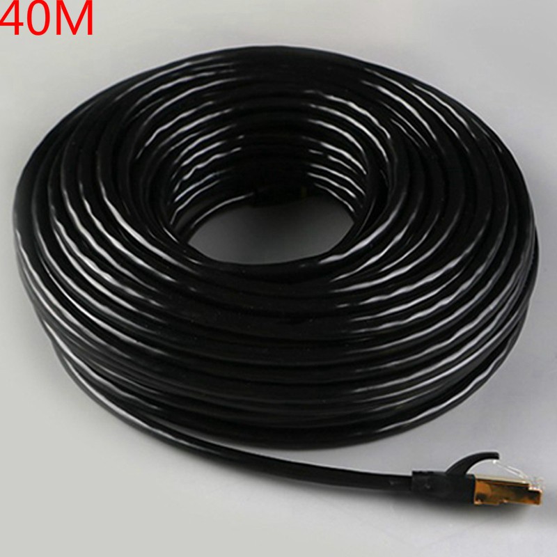 10M 20M 30M 40M 50M 60M 100M 150M gold-plated Ethernet cable RJ45 Cat6 ...