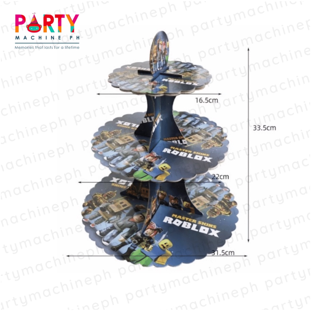 ♕Roblox Birthday Theme Party Supplies Disposable Plates Cups Toothpick ...