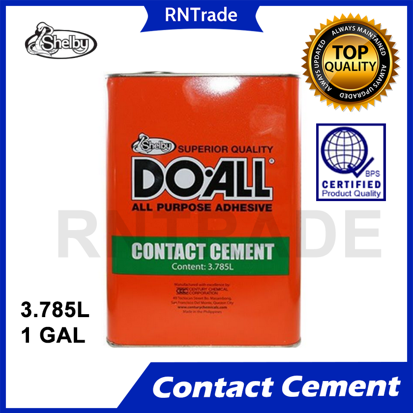 Shelby 3.75L / 1 gallon Do-All All Purpose Contact Cement Gallon Rugby ...