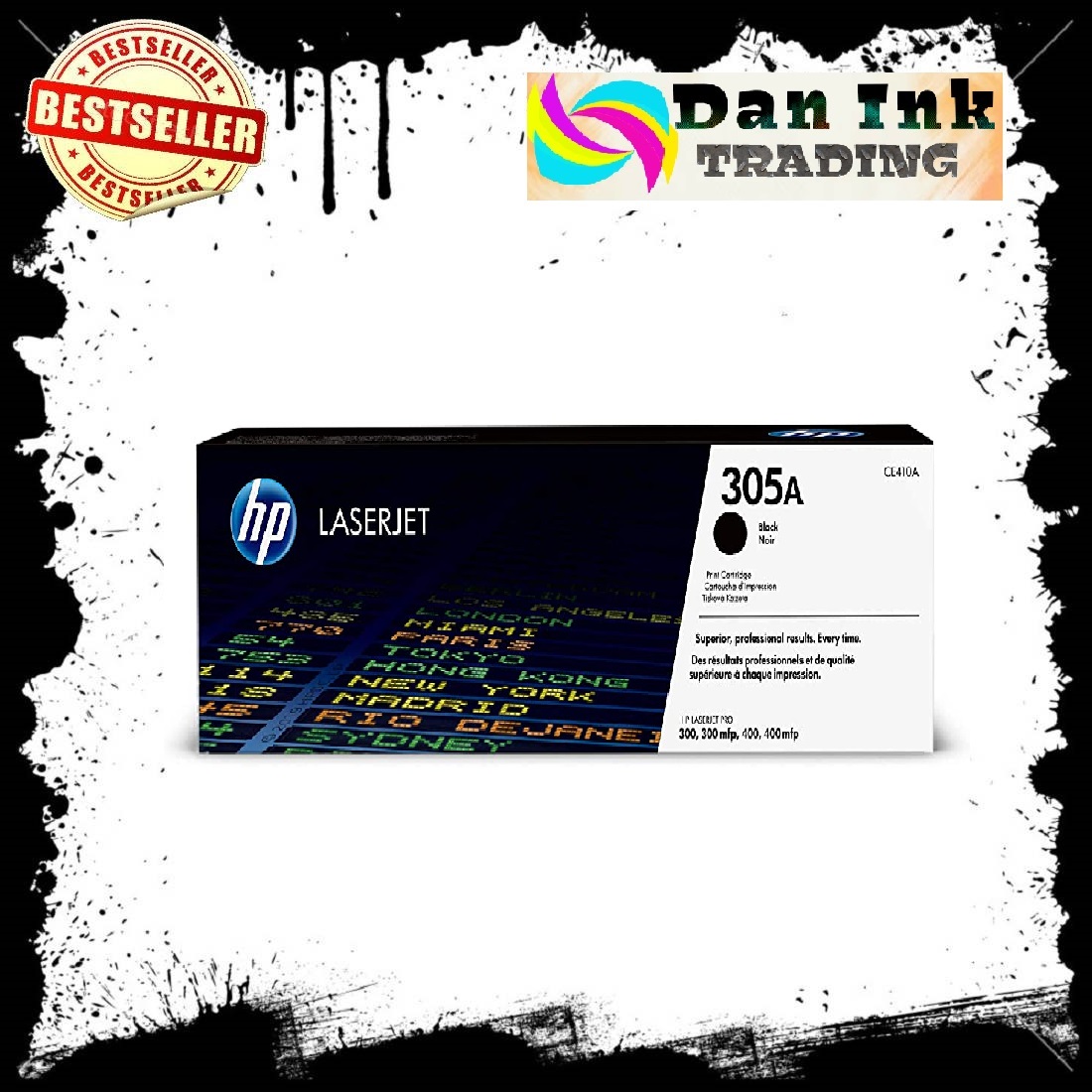 HP 305A Black Original LaserJet Toner Cartridge | Lazada PH