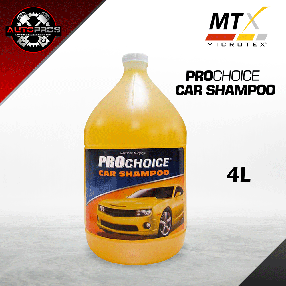 MICROTEX PROCHOICE CAR SHAMPOO 4 LITERS | Lazada PH