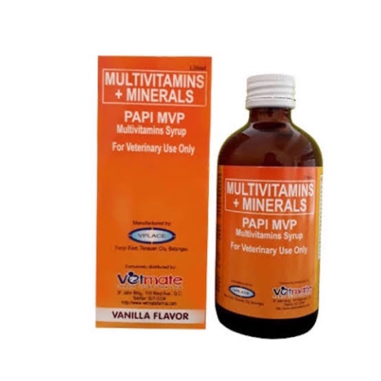 Papi MVP Multivitamins Syrup for Pets 120ml | Lazada PH
