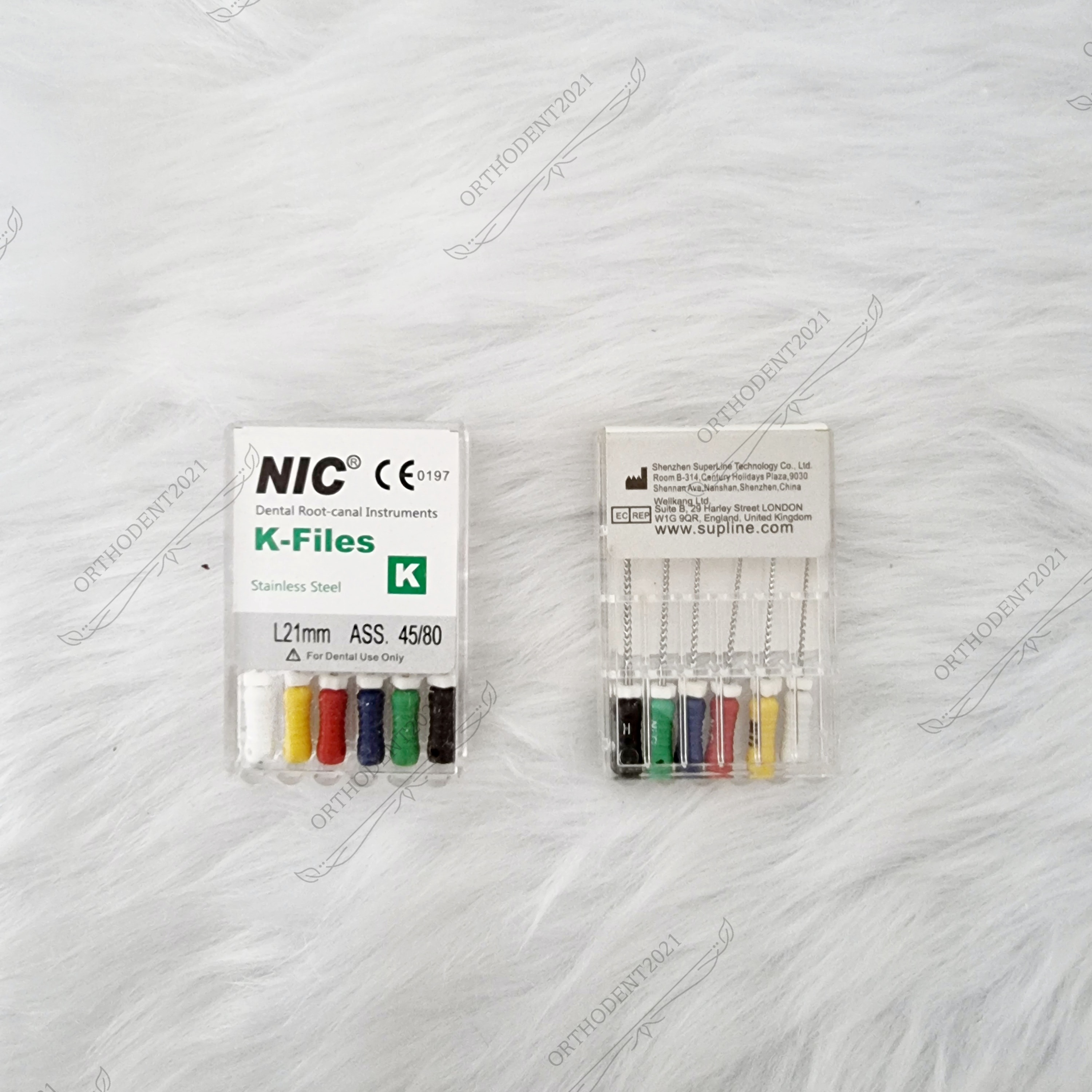 NIC K-Files ( NiTi Files ) L21 45-80 for root canal | Lazada PH
