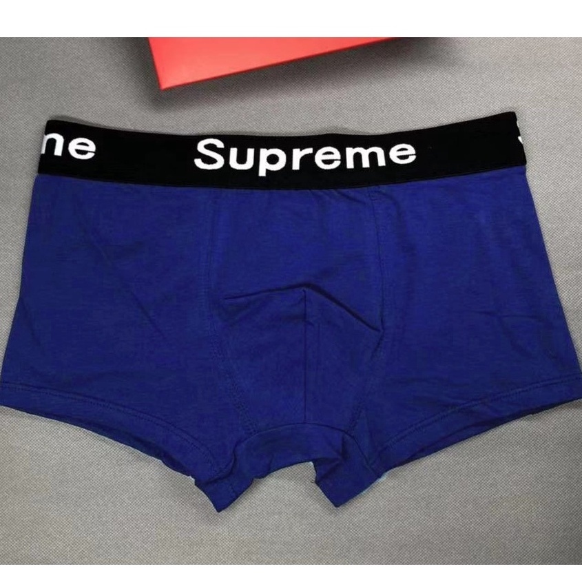 2022卍☢☄ Supreme Men Plain Cotton Boxers Man Boxer Briefs | Lazada PH